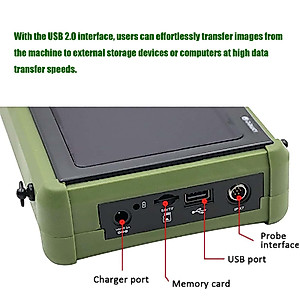 Dawei Vet Ultrasound Machine Portable Veterinary Handheld Scanner B-Ultra Sound with 3.5MHz Probe for pregnancy Pig,Sheep,dog,cat use