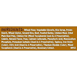 Rachael Ray Nutrish Soup Bones Dog Treats, Beef & Barley Flavor, 6 Bones