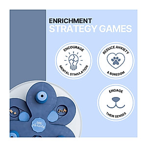 TRIXIE Flower Tower Strategy Game, Advanced Dog Puzzle Toy, Level 3 Activity, Treat Puzzle, Interactive Play, Enrichment Toy for All Dogs