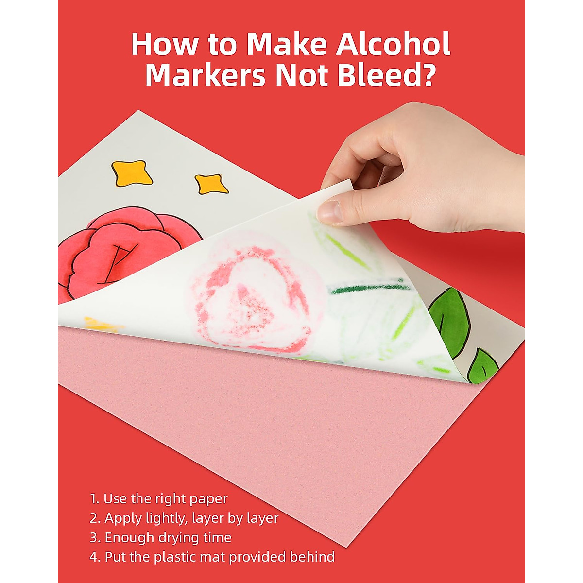 Simetufy 36 Colors Alcohol Markers Brush and Chisel Dual Tip, Coloring Alcohol Markers Set for Coloring Books Drawing Supplies, Basic Bright Colors