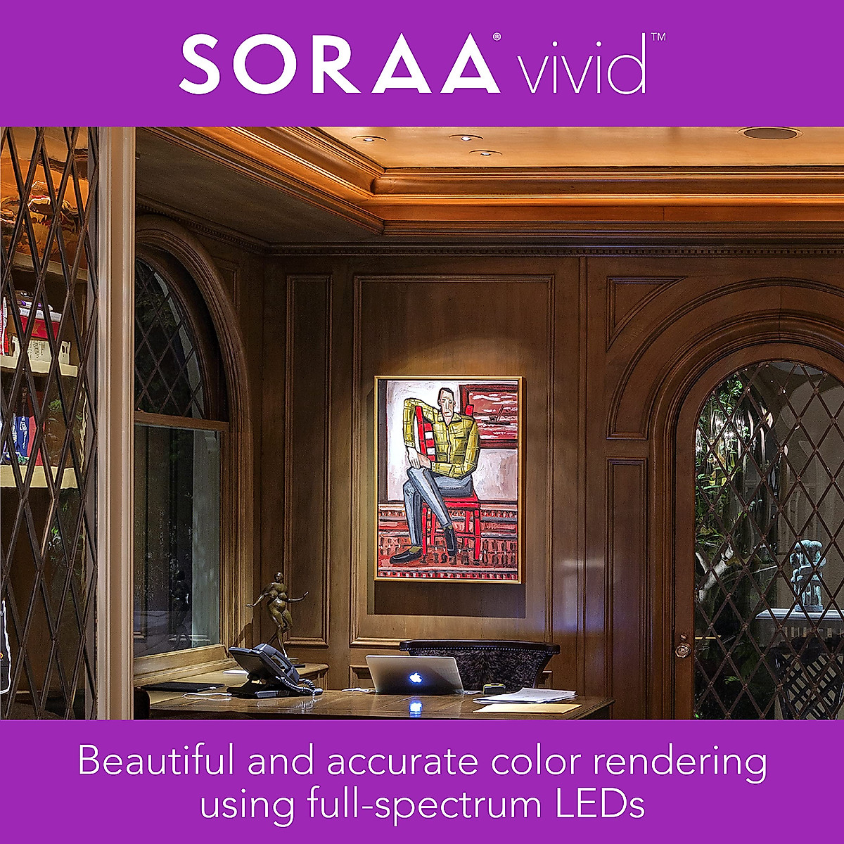 SORAA Vivid BR30 Dimmable 3000K Light Bulb