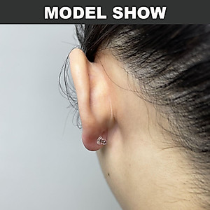 6 Styles Silicone Earring Backs for Studs, 600 Pieces Clear Soft Earring Backs Replacements Hypoallergenic Plastic Rubber Earring Backs Clutch Stoppers Kits for Fish Hook Hoops