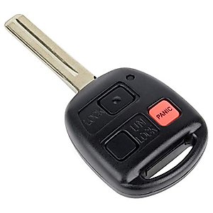 OCPTY 1 X Flip Key Entry Remote Control Key Fob Transmitter Replacement for 1999-2003 for Lexus RX300 N14TMTX-1 3 Buttons 312 Mhz N14TMTX-1+4C chips