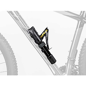 Topeak Mountain TT Twin Turbo Mini Pump Black, with Gauge Open Box