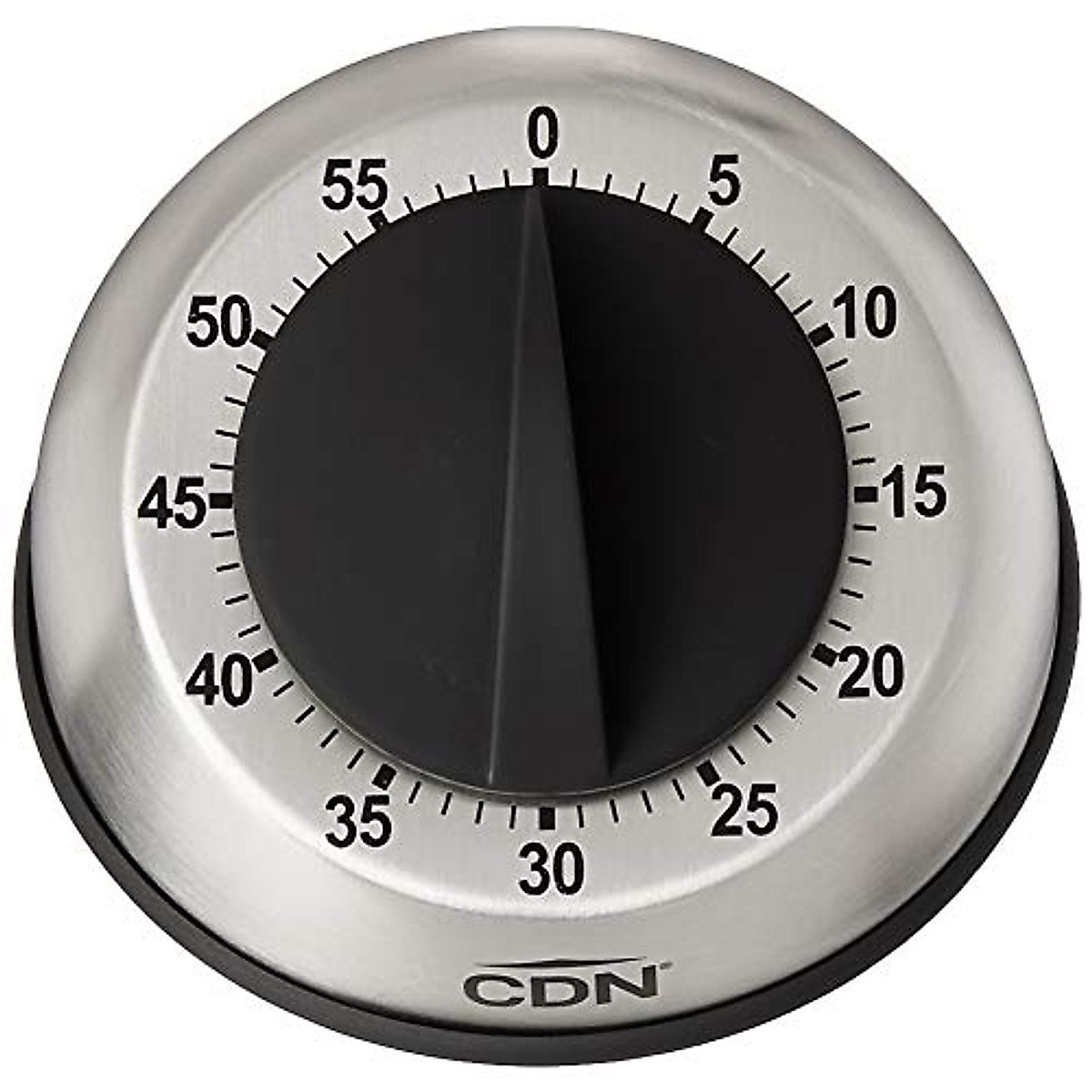 CDN Heavy Duty Mechanical Timer, Silver, 7"