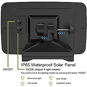 100 Feet Solar String Lights Outdoor Patio Lights Solar Powered Waterproof G40 Globe Hanging Lights with 50 LED Shatterproof Bulbs for Backyard Balcony Bistro Garden Solar Patio Light String Lights