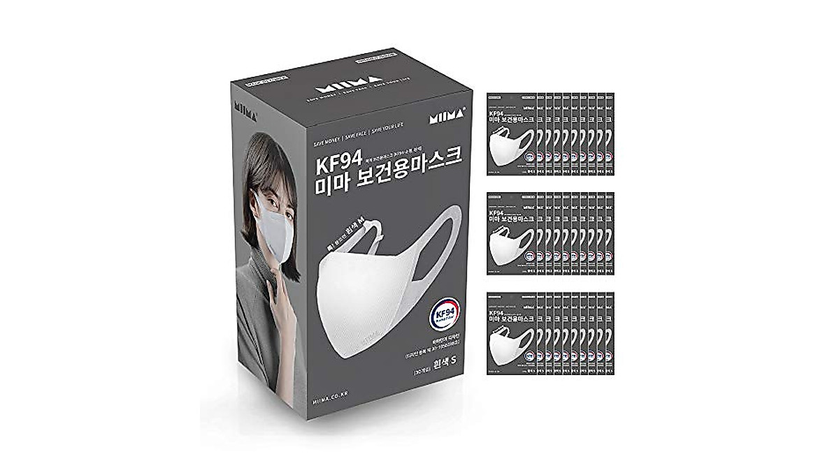 MIIMA Mask Small KF94 Masks for Teenagers - Made in Korea