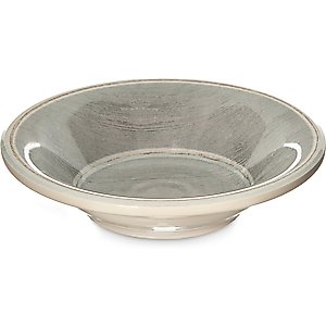 Carlisle FoodService Products Grove Reusable Plastic Bowl Fruit Bowl for Home and Restaurant, Melamine, 4.5 Ounces, Smoke