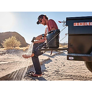 WaterPORT GoSpout 2 Gallon Portable Water Tank with Hose and Sprayer for Camping Showers, Rinsing Overlanding Gear, Vehicle Water Storage, Off Road Showers