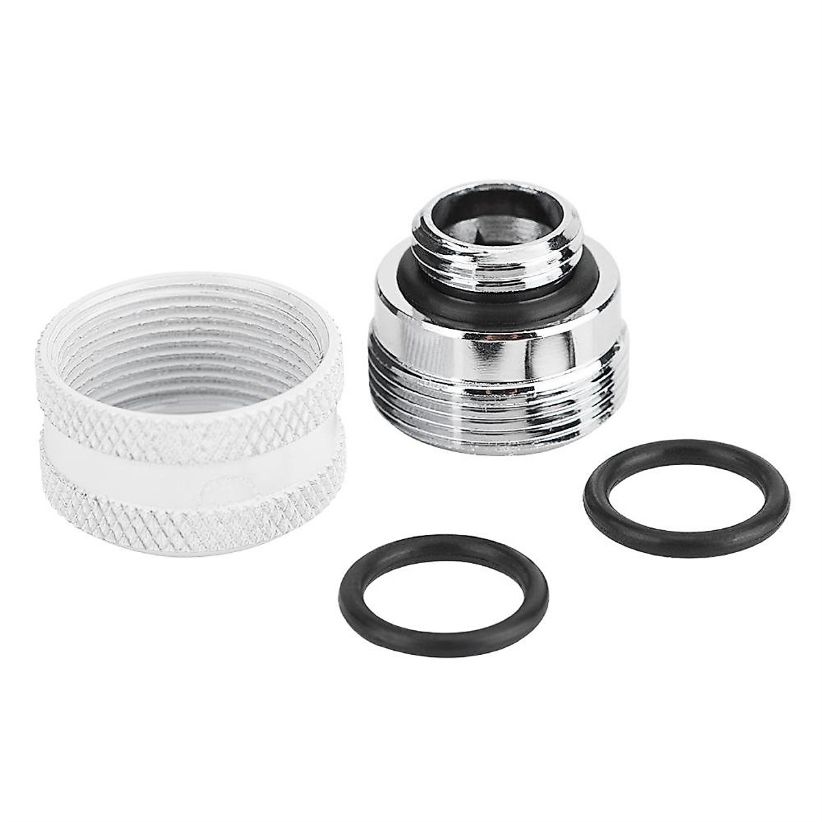Pomya Water Cooling Fitting, 14mm Water Cooling Compression Fitting for Rigid Acrylic Tube OD (Pack of 4)(White)