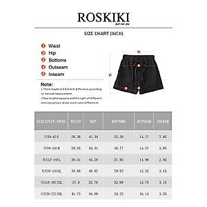 ROSKIKI Women's Drawstring Elastic Waist Summer Casual Beach Shorts Pattern Camouflage Large