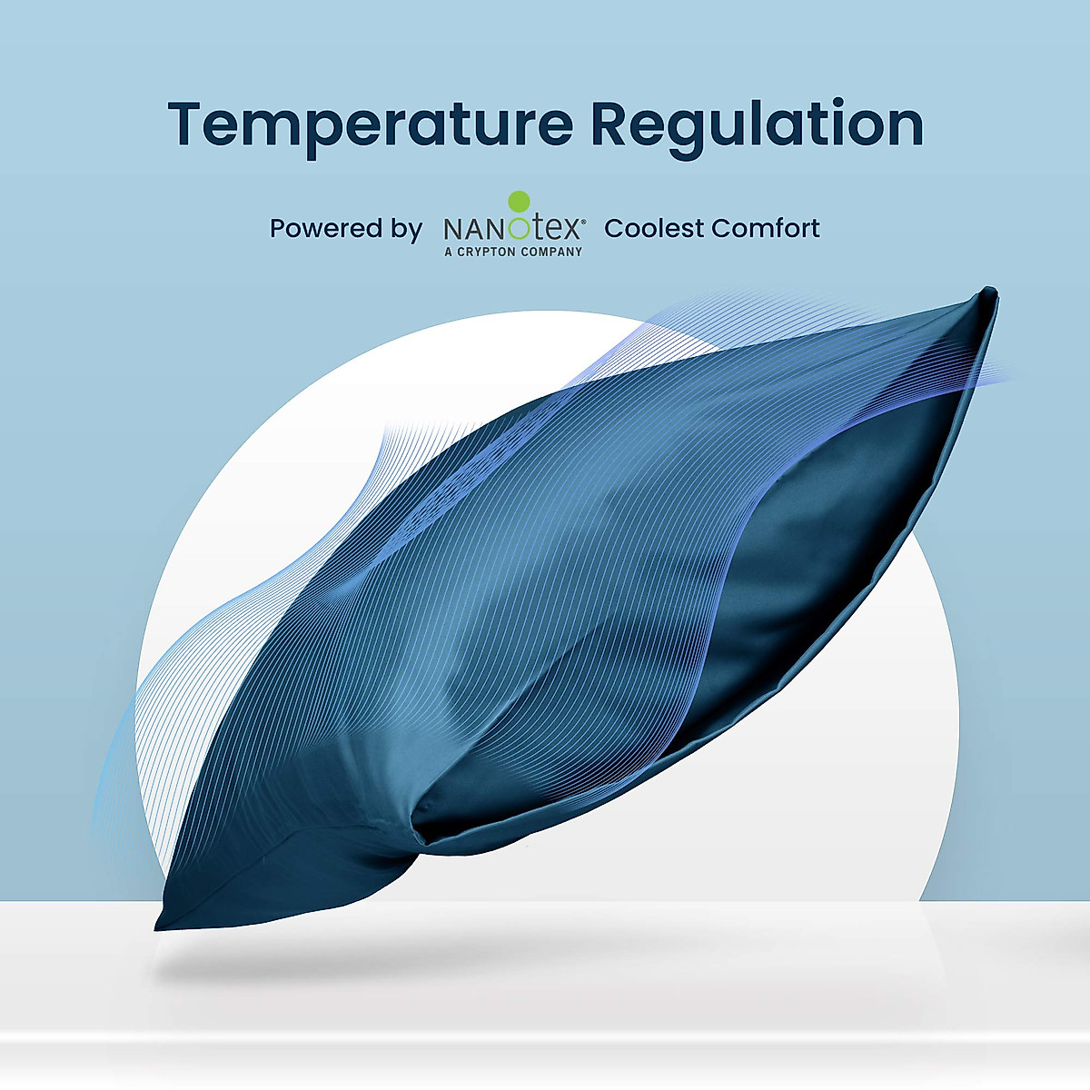 SLEEP ZONE Satin Pillowcase for Hair and Skin (Teal, 55x21 Inches) - Ultra Soft Silky Pillowcase Set of 1 - Satin Pillow Covers with Envelope Closure - Gift Choice for Girls and Women