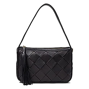 HOBO Kole Handbag For Women - Leather Construction With Cotton Lining, Dust Bag Included, Cute and Amazing Handbag Black 1 One Size One Size