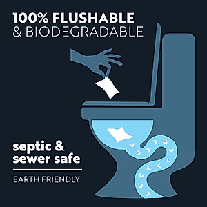 HEROLIFE Flushable & Biodegradable Baby Wipes, PlantBased, Hypoallergenic & FragranceFree, formulated with 99% water and plantderived ingredients ExtraLarge size 7.1” x 7.1” 3 packs of 40 wipes