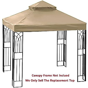 SCOCANOPY 8'x8' Gazebo Replacement Top for Model L-GZ385PST A101003000