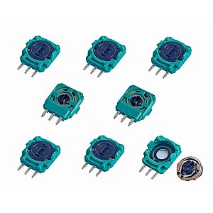 ElecGear 8X ALPS 10K Replacement Potentiometer + 4X Drift Fix PCB for PS4, Xbox, Elite, Switch Pro Wireless Controllers, Trim Pot Resistor Thumbstick Module Sensor for ALPS Analog Joystick
