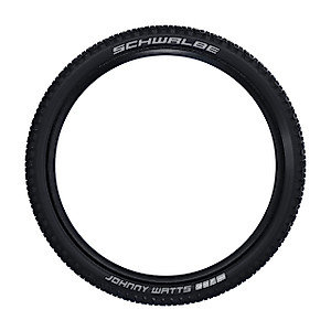 Schwalbe Unisex's Johnny WATTS Perf, DD, RaceGuard, Folding Tyres, Black, 60-622