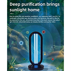 Lumivyx Haloclean UV - 2024 New Upgrades Home Disinfection Device, Uvo254 Powered Home Disinfection Tower, With 3 Speed Timing And Remote Control, For Basement Bedroom Kitchen, With Ozone (2 Pcs)