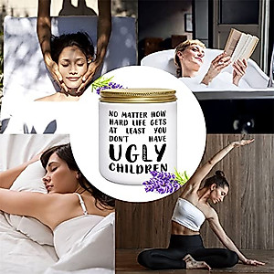 Mothers Day Gifts for Moms from Daughter Son 7oz Lavender Scented Candles Happy Birthday Gifts for Mom Funny Soy Eco-Friendly Long Lasting Handmade Natural Soy Max Candle Christmas Presents for Mom