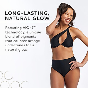 Norvell Venetian Sunless Self Tanner Mousse with Bronzer, 8 Fl Oz - Instant Self Tanning - Natural Looking - Anti-Orange - Fake Tan for Bronzing Glow