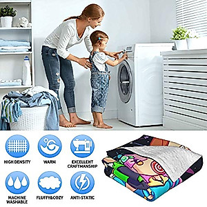 chengdouyixinhongyeshangmaoyouxiangongsi Its-Funneh The-Krew Blankets Super Soft Warm Throw Blanket,Ultra-Soft Micro Fleece Blanket, Warm, Lightweight, Throw for Home Bed, Sofa & Dorm