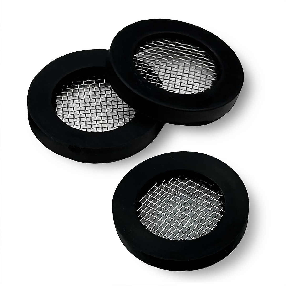Voolan 3 Pack 3/4" Shower Head Gasket, Washer Filters Water Impurities, Creates A Seal to Prevent Leakage, for 1/2" Shower Head