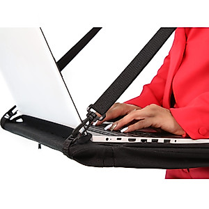 VitaliZEN Laptop Harness Extra Large & Comfortable 2021 Improved Design, Hands-Free Portable, Adjustable, Wearable Desk for up to 17” Laptops, Tablet, Notepad, MacBook, etc