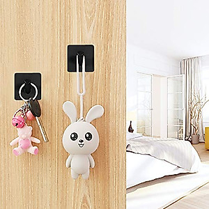 ShineMe Wall Hooks Heavy Duty, Self Adhesive Hooks Stick on Towel Hooks for Bathroom and Kitchen - Waterproof Stainless Steel Hooks for Hanging Coats, Keys, Hats, Robes (4 Pack)