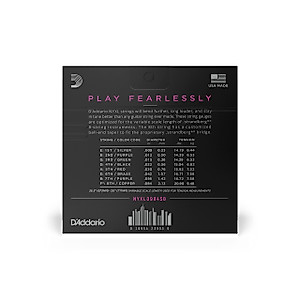 D'Addario Guitar Strings - NYXL Electric Guitar Strings - NYXL0984SB - Unrivaled Strength, Tuning Stability, Enhanced Mid-Range - For 8 String Guitars - 09-84 Custom Light 8-String Strandberg