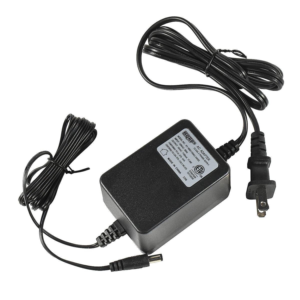 HQRP 16V AC Adapter Compatible with Peavey DeltaFex, DeltaFex Twin, Dual DeltaFex Stereo Effects Processor, PFC-10 Midi Foot Controller, Addverb III Power Supply Cord