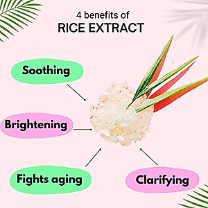 ParadiseGal 10 Face Masks Korean Skin Care - Soothing Collagen Infuser with Rice, Coenzyme Q10, Niacinamide, Ceramide | Best face mask skin care for all skin types (Soothing)