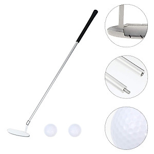 BESPORTBLE 1 Set Golf Folding Pole Three-Joint Golfs Putter Zinc Alloy Golfs Putter Zinc Alloy Golfs Push Rod Training Golfs Putter Golfs Clubs Golfs Folding Putter Golfs Foldable Putter