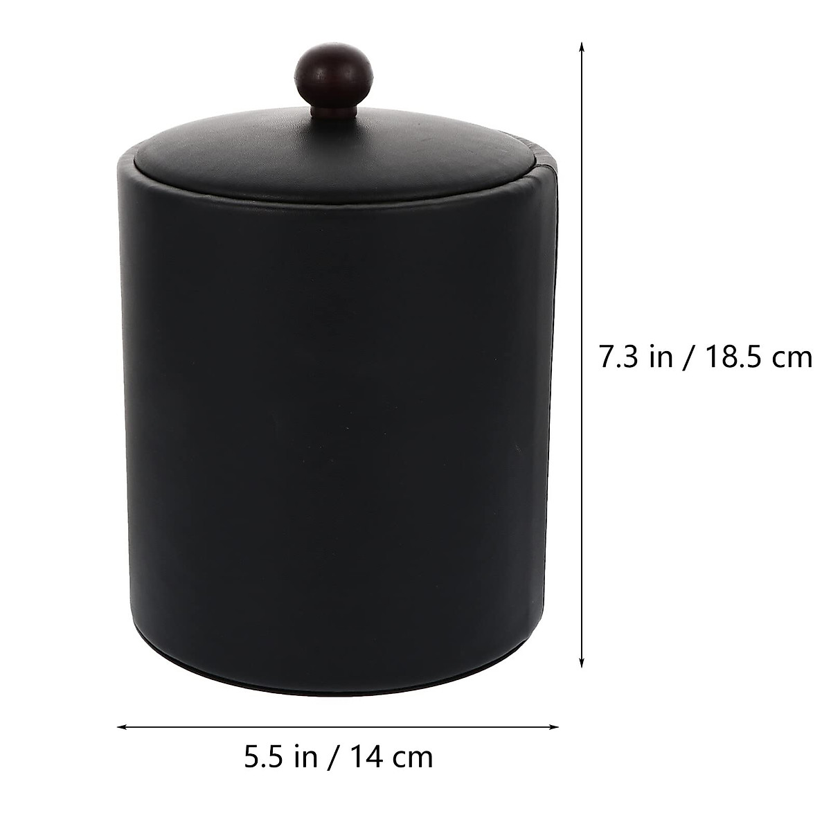 DOITOOL Stainless Steel Ice Bucket Double Wall Insulated Ice Bucket Beer Bottle Drink Cooler Party Beverage Chiller Bin Baskets for Cocktail Bar Black