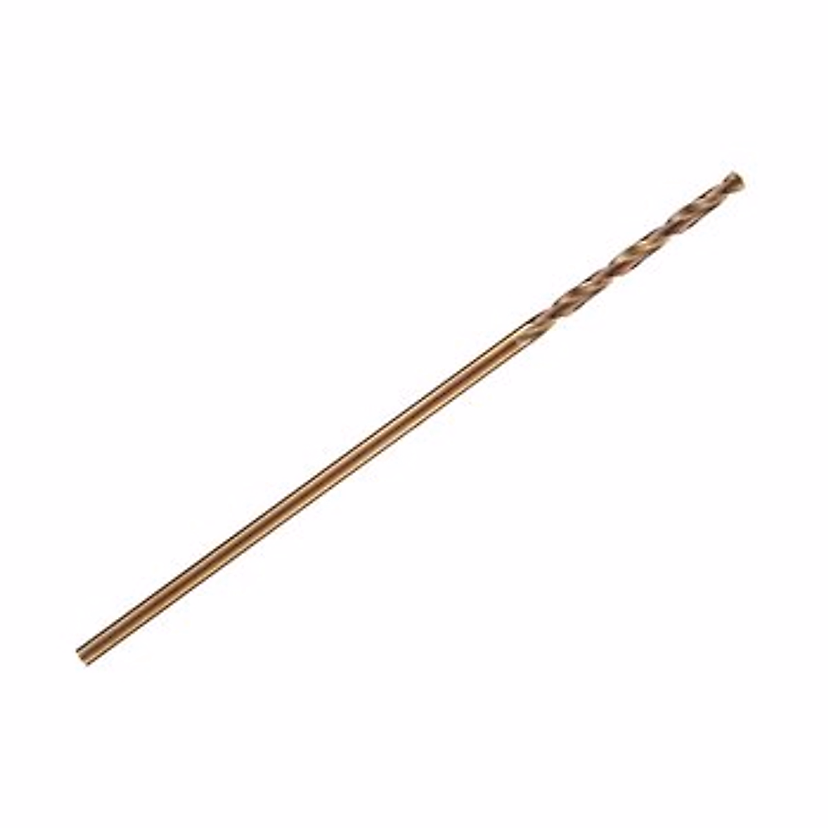 6 Pcs, 5/32" X 6" Cobalt Gold Aircraft Extension Drill Bit, Glbcox65/32, Flute Length: 2"; Overall Length: 6"