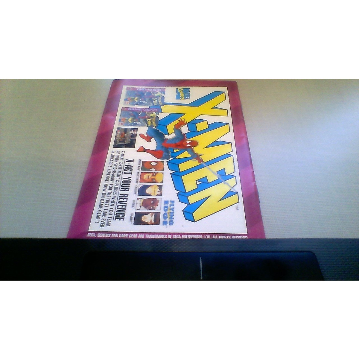 Arena Nba Jam Sega Game Gear Instruction Manual---licensed By Sega Enterprises, Ltd. For Play on the Sega Game Gear System