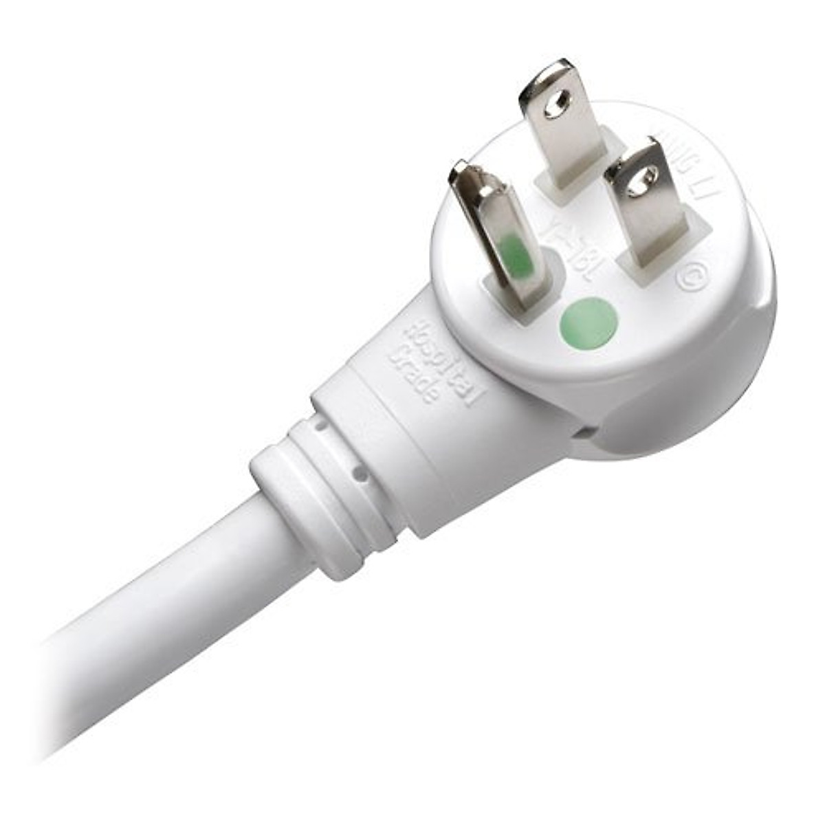 TRIPP LITE Hospital-Grade Surge Protector Medical Power Strip, 6 Outlets, Right-Angle NEMA 5-15PHG Plug, 10 Foot / 3M Cord, 1050 Joule Protection (SPS610HGRA)