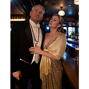 Rheane Shawl Wraps for Women Shawls and Wraps for Evening Dresses Gold Dress Evening Dresses for Women 2024 Wedding Guest Summer (Dark Gold with Gold Glitter)