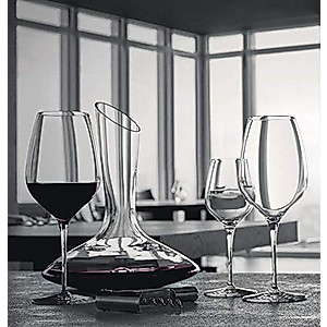 Bormioli Rocco - 365742GRP021990 Bormioli Rocco InAlto Tre Sensi Wine Glass, Large, Set of 6, 18.5 oz, Clear