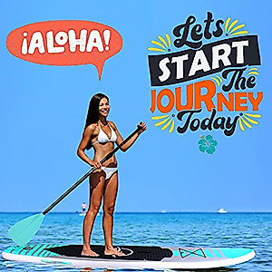 SereneLife Stand Up Paddle-Board Adjustable Paddle - Adjustable Water Paddle Oar for SLSUPB105 Free-Flow Inflatable SUP Stand Up Water Paddle-Board - SereneLife PRTSLSUPB105PDL