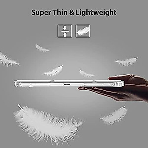 Hoidokly Clear Case for iPad Pro 11 inch (4th/3rd/2nd/1st Generation) 2022/2021/2020/2018 - [Built-in Pencil Holder] Shockproof Cover Transparent Back Shell - Gray