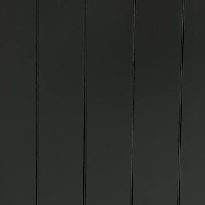 SIMPLIHOME Acadian SOLID WOOD 39 inch Wide Rustic Medium Storage Cabinet in Black, with 2 Tempered Glass Doors, 4 Adjustable Shelves