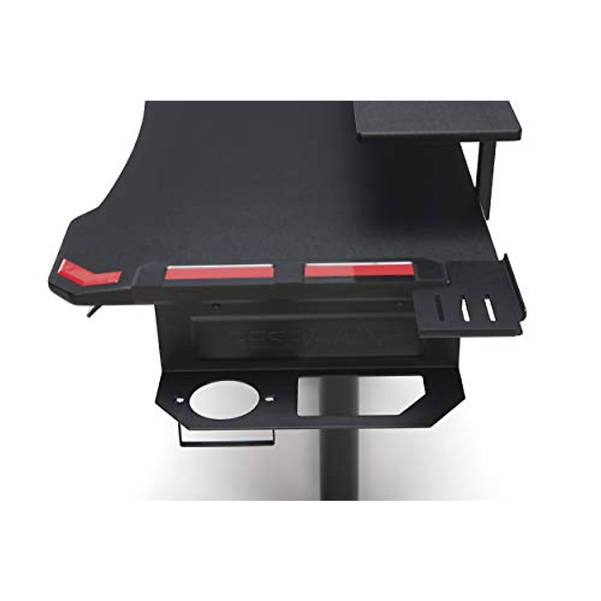 RESPAWN RSP-3010 Computer Ergonomic Height Adjustable Gaming Desk, 52.6 in, Red