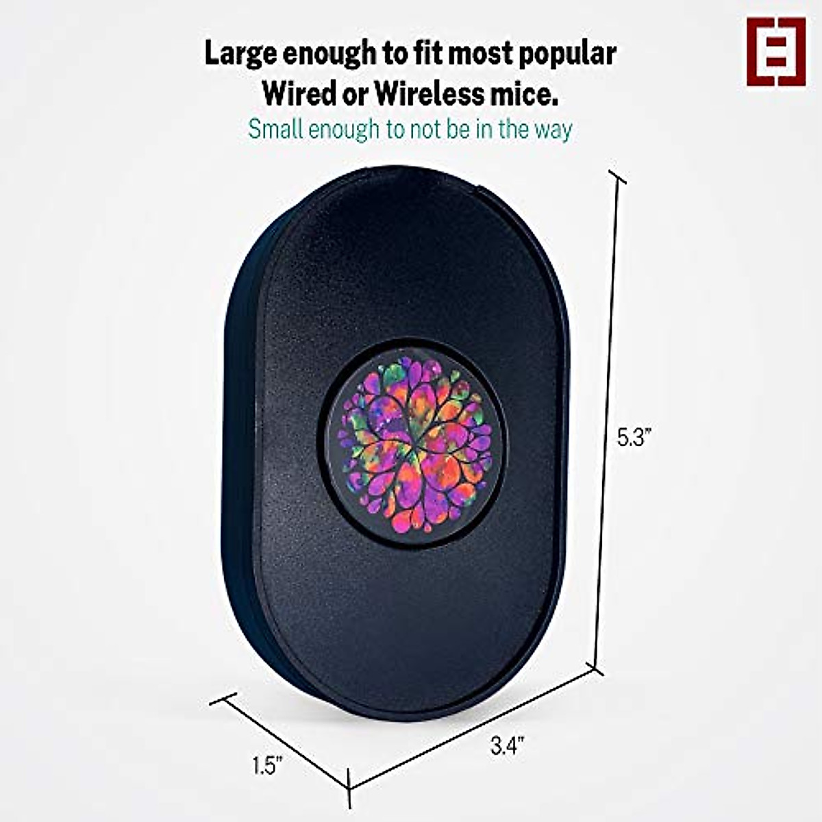 TECH8 USA Mouse Mover Jiggler, No Software, Random Movement, Patented, Designed, Engineered, Packaged in USA - Lava