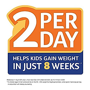 Pediasure Grow & Gain with Fiber Nutrition Shake For Kids, Vanilla, 8 fl oz