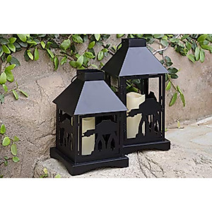 Seven20 SW10712 Star Wars AT-AT Stamped Lantern, Black,12 Inches Tall