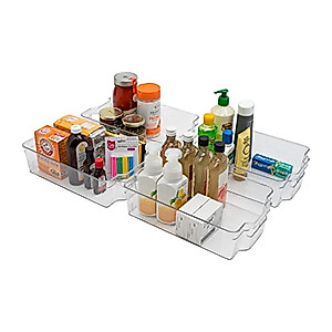 Dial Industries, Inc. Closet Organizer Stackable Bins, Set of 4, 12.5" x 8.5" x 3.75"