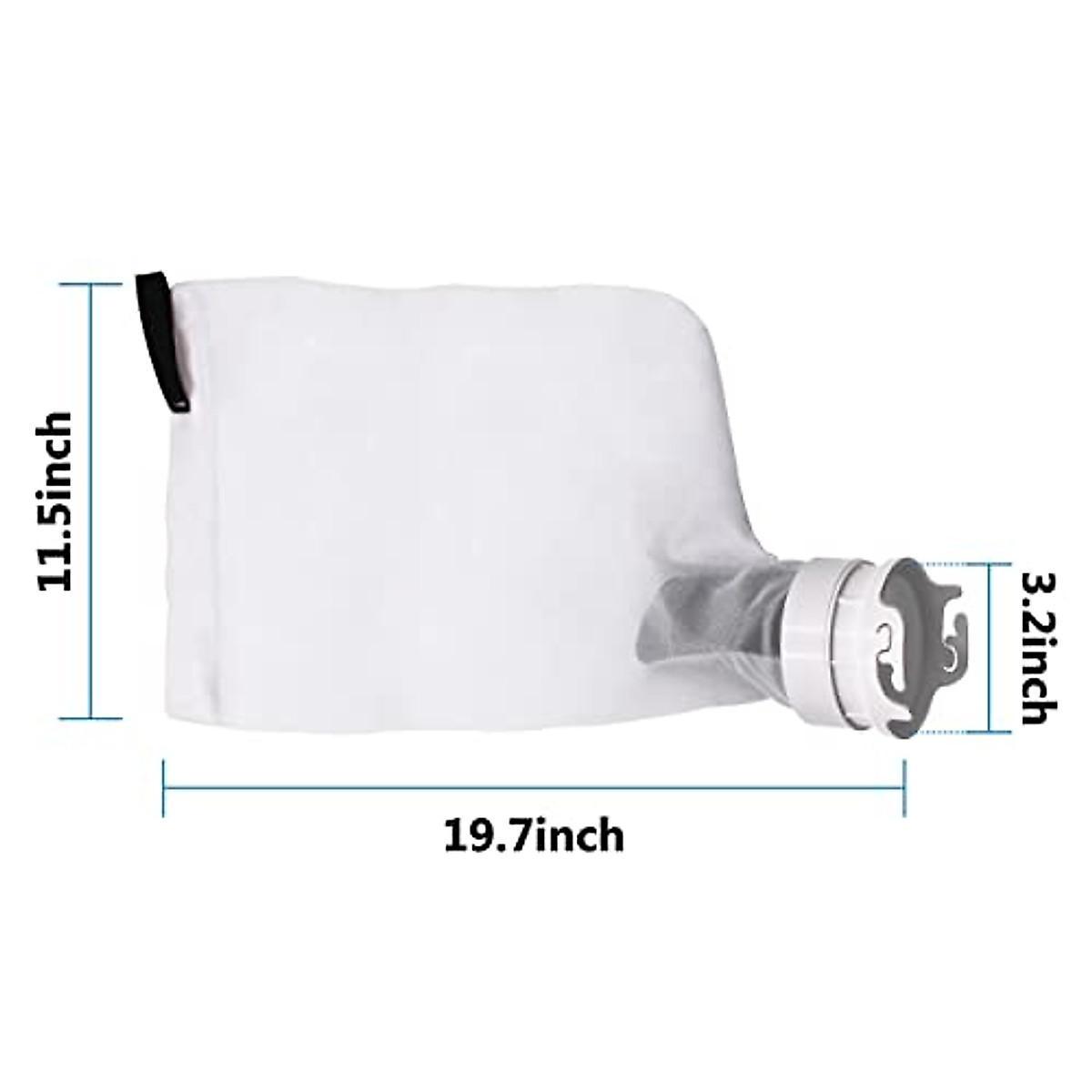 360002/EU16 Automatic Pool Cleaner Debris Bag with Zipper Compatible with Kreepy Krauly Legend and Legend II Automatic Pool Cleaner,Aftermarket Part