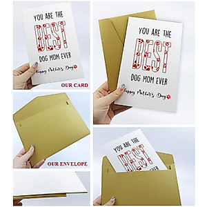 Card for Mom Mother's Day Card, Funny Birthday Greeting Card for Mommy Mama, Original Rude Punch Her Face Humor Card for Mother