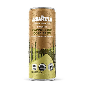 Lavazza Organic Cappuccino Cold Brew Coffee - (8 Fluid Ounce - Pack of 4)