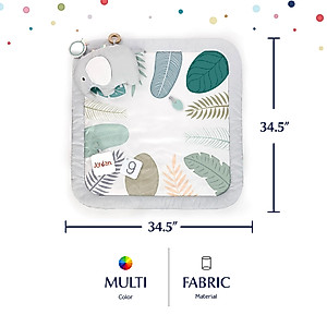 Ingenuity Sprout Spot Baby Milestone Tummy Time Activity Mat and Play Gym Unisex Ages 0+ Months 40 x 40 Inches